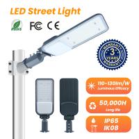 China RF Series Die-cast Aluminum LED Street Light | IP65 Waterproof Outdoor Road Lamp, 110-130lm/W, 50000H Lifespan, 3 Years Warranty, Optional Photocell Sensor for sale