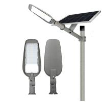 China All-in-One LED Solar Pole Light 60W-200W with IP65 Waterproof and 50,000-Hour Lifespan for sale