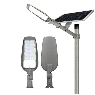 China All-in-One LED Solar Pole Light 60W-200W with IP65 Waterproof and 50,000-Hour Lifespan for sale