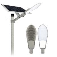 China 150W DC Photocell Solar Street Light with 625×220×75mm Aluminum Housing and 30,000+ Hour Lifespan for sale