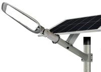 China Outdoor IP67 20000 Lumen Solar Street Light Rechargeable 100W LED Post Light for sale