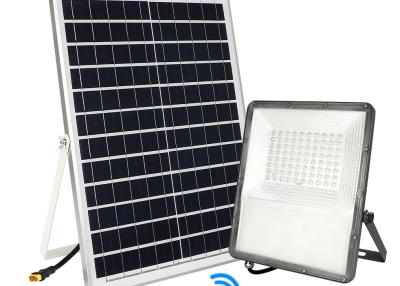 China IP67 Waterproof Solar LED Flood Light 20W-200W with 170lm/w Efficiency and Remote Control for Outdoor Lighting for sale