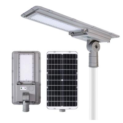 China KCD TR03 50W 100W Solar Panel Street Light with 170lm/W Efficiency and Integrated Design for sale