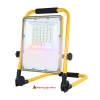 China Battery Powered Magnetic LED Work Lamp 30W 50W 100W Flexible Rechargeable IP65 Waterproof Light for sale
