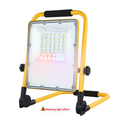 China Battery Powered Magnetic LED Work Lamp 30W 50W 100W Flexible Rechargeable IP65 Waterproof Light for sale