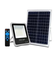 China Aluminum Waterproof IP65 100W LED Solar Flood Light with Remote Control and 3-Day Backup Power for sale
