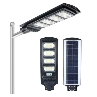 China IP65 Waterproof All In One Solar Street Light 200W with 170lm/W Efficiency and 90% Conversion Rate for sale