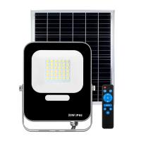 China 200W IP66 Rechargeable Solar LED Flood Light Dusk to Dawn 6500K 30000mAh for sale