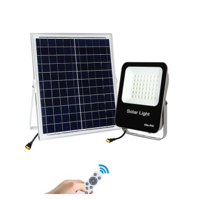 China IP65 Waterproof Aluminum Solar Flood Lights 15W-150W with Remote Control and 10-12 Hour Lighting for sale