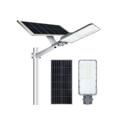 China 300W IP65 Outdoor Solar Street Light with 22,000mAh Battery and 50,000-Hour LED Lifespan for sale