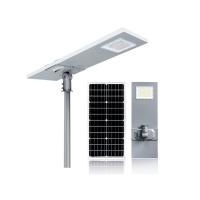 China Aluminum Lithium Battery Solar Street Light with 2700-6500K CCT, 2000-6000lm Output and IP65 Waterproof Rating for sale