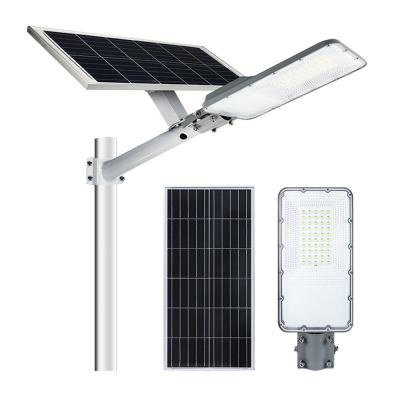 China 100W All In One Integrated Smart Solar LED Street Light IP65 170lm/W Outdoor for sale