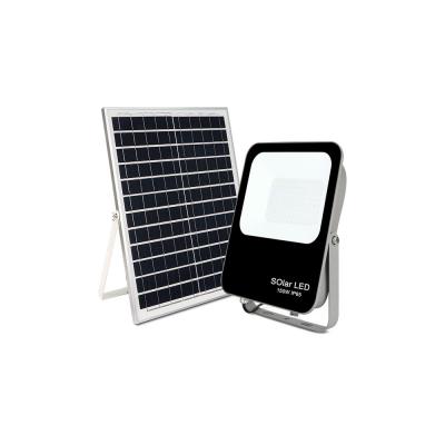 China Bridgelux Chip 6500K Solar Outdoor Flood Light 30W-200W IP65 Waterproof with Remote Control for sale