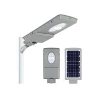 China All in One Solar Street Light 60W IP66 Integrated LED Lamp 170lm/W 6500K for sale