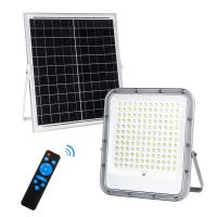 China 100W Solar Powered LED Flood Light IP67 24000mAh Battery Outdoor Garden Security Light for sale