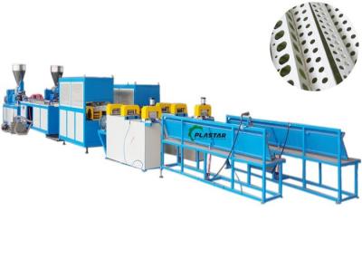 China 6 In 1 PVC Profile Extrusion Machine PVC Corner Bead Extrusion Line With Punching Holes for sale