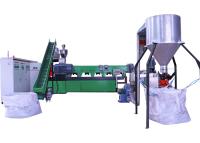 China Water Ring Plastic Pelletizing Recycling Machine For Waste PP PE Flakes for sale