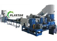China Post Consumer Film Polyethylene Plastic Pelletizing Recycling Machine 1000kg/H for sale