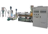 China Double Stage PE PP Recycle Plastic Pellets Making Machine 800kg/H for sale