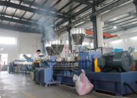 China PLA PBAT Biodegradable Granules Making Machine Calcium Starch Filled for sale