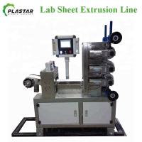 China Plastic PE EVA PET PVC  Laboratory Plastic Sheet Extrusion Machine for sale