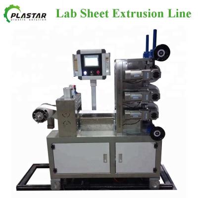 China Plastic PE EVA PET PVC  Laboratory Plastic Sheet Extrusion Machine for sale