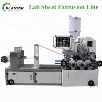 China 200mm Laboratory Machinery PP PE EVA PET Plastic Sheet Extrusion Line for sale