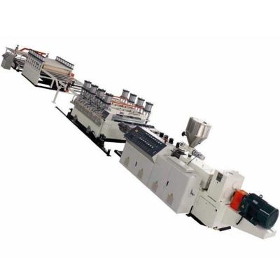 China Decorative Board PVC Profile Extrusion Machine WPC Foam Board Production Line for sale
