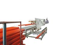 China Pvc Pp Single Wall Corrugated Pipe Extrusion Line Hdpe for sale