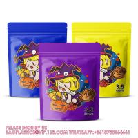China Custom Printed 3.5g Matte Candy Pouch Laminated Ziplock Mylar Bag with Aluminum Foil for sale