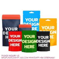 China Custom Printed Mylar Food Pouch 3.5g 28g Resealable Ziplock Stand Up Bag for sale