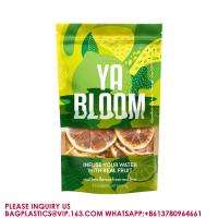 China Custom Stand Up Pouch with Zipper 100-180 Micron Food Grade Mylar Bags for Dried Fruit Packaging for sale
