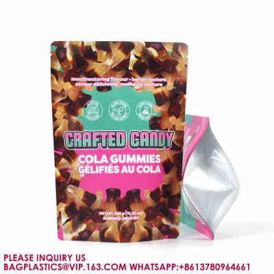 China Custom Aluminium Foil Stand Up Zipper Pouch Bag 120 Micron Thick 4x5 Inch Resealable for sale