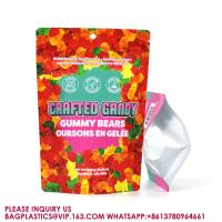 China Custom Resealable Aluminum Foil Mylar Stand Up Pouch Bags 20-300 Micron with Ziplock for sale