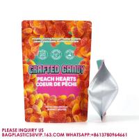 China Custom Stand Up Pouches Child Resistant Mylar Bags 1oz 150x250mm Recyclable Edible Packaging for sale