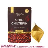 China Kraft Aluminum Foil Stand Up Pouch with Zipper for Seed Packaging 100x180mm Custom Size for sale