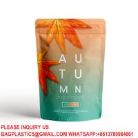 China Custom Stand Up Ziplock Pouches 7x10 Inches Food Grade Mylar Bags with Matte Window for sale