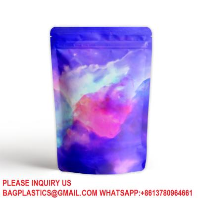 China Matte Frosted Clear Zipper Stand Up Pouch 4.3x6.3 Inches Resealable Food Storage Bag for sale