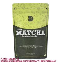 China Biodegradable Stand Up Pouch 100x180mm Resealable Ziplock Mylar Bags Custom Logo for sale