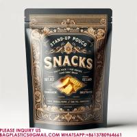 China Custom Stand Up Pouch with Zipper Resealable Aluminum Foil Food Packaging 3 MIL Thick for sale