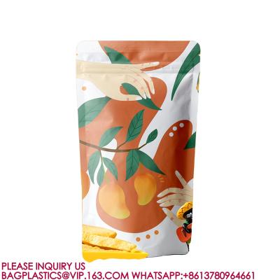 China Customizable Stand Up Zipper Food Storage Bag 16x24cm Aluminum Foil Laminated Resealable Pouch for sale