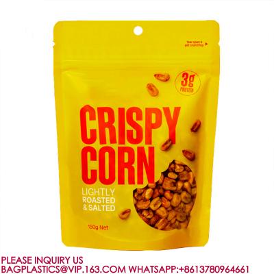 China Custom Stand Up Food Storage Pouch with Window Resealable Zip Lock Smell Proof Bags 500 Pcs MOQ for sale