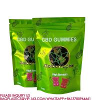 China Custom Eco-Friendly Stand Up Zipper Foil Bag for Snack Nuts Candy 500 Pcs MOQ for sale
