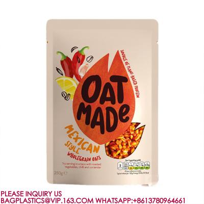 China Custom Resealable Mylar Aluminium Foil Bags 200-5000 MOQ Stand Up Zip Food Storage Pouches for sale
