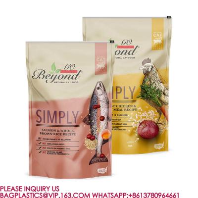China Biodegradable Stand Up Zipper Pouch 7x11.5x4 inch Eco Friendly Kraft Food Packaging Bag for sale