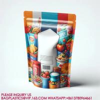 China Biodegradable Stand Up Pouch with Zipper Lock for Food Packaging 9x14 cm for sale