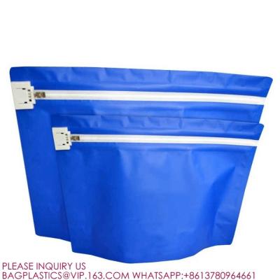 China Custom Printed Child Resistant Mylar Zipper Pouch Bag 100-220mic Smell Proof Recyclable for sale