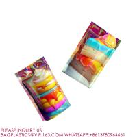 China Custom Printed 5 Gallon Holographic Mylar Bags Smell Proof Child Resistant Ziplock Pouch 250g 500g 1kg for sale