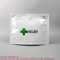 China Tamper Evident Pinch And Slide Exit Matte Mylar Bags, Smell Proof, Pouch Exit Packages for sale