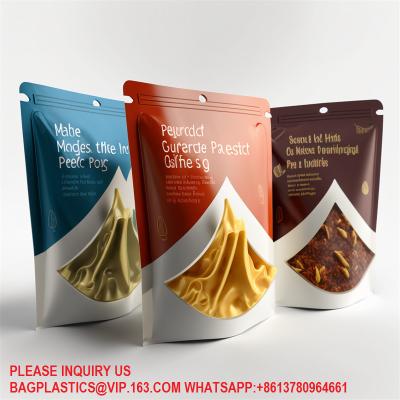 China Biodegradable Recycled Stand Up Pouch 3g 7g Dry Food Packaging Herbs Spices Zip Lock Mylar Bag for sale